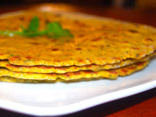 लहसुन की चटनी के साथ बेसन की रोटी | Besan Roti Recipe | लहसुन की चटनी ...