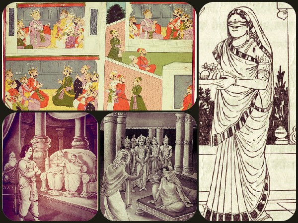 कैसे बनी गांधारी 101 संतानो की माता, जानिए | Story of Gandhari and Her ...