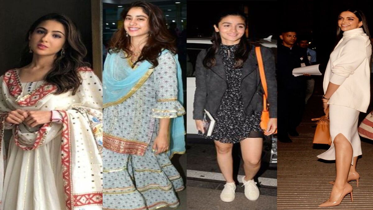 आलिया भट्ट से लेकर जान्हवी कपूर तक बी टाउन दीवाज़ अपने आउटफिट रिपीट ...